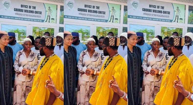 Fella Makafui appears before Nungua Traditional Council - MyJoyOnline