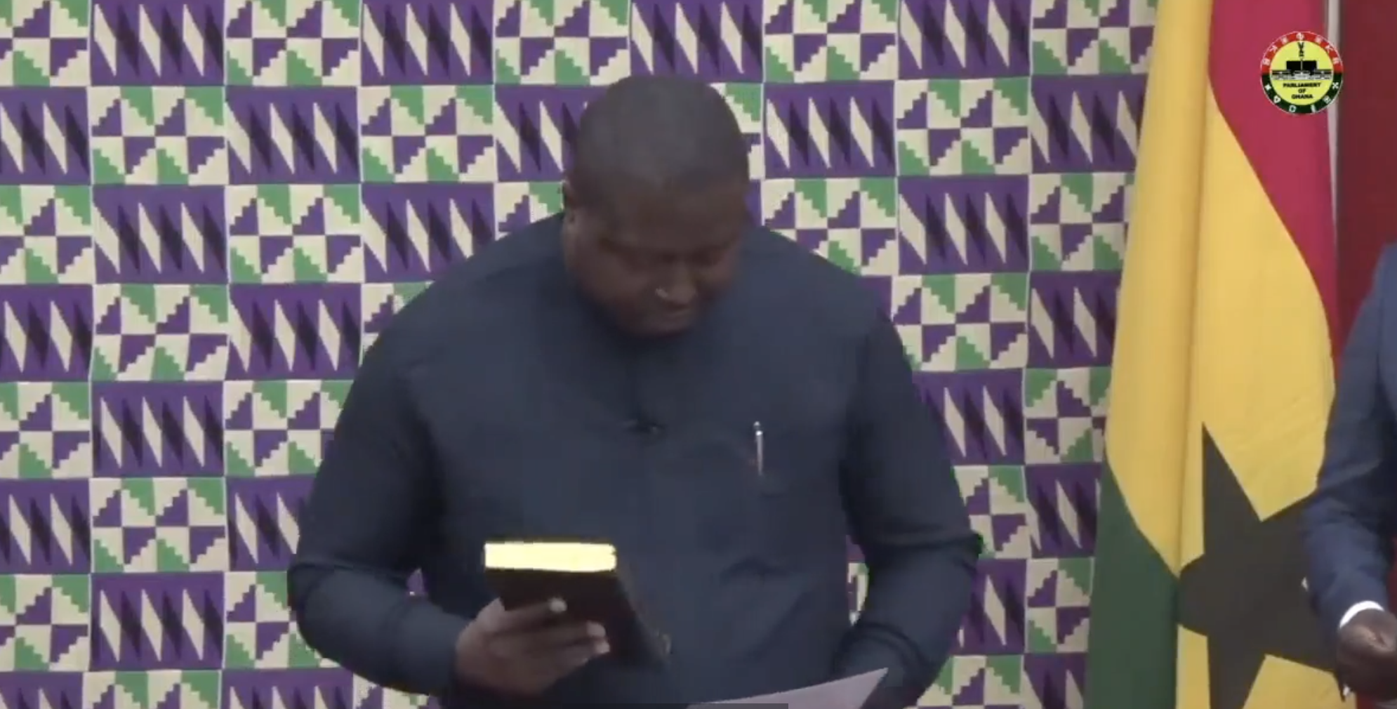 New Ejisu MP, Kwabena Boateng sworn-in - MyJoyOnline