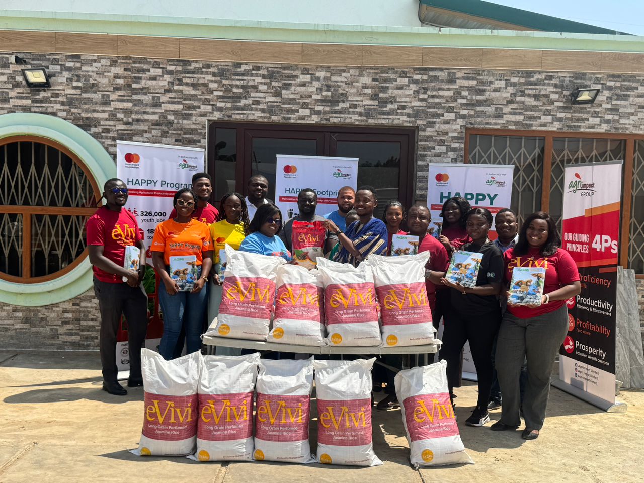 Newage Agric Solutions Ltd presents samples of rice produced under ...