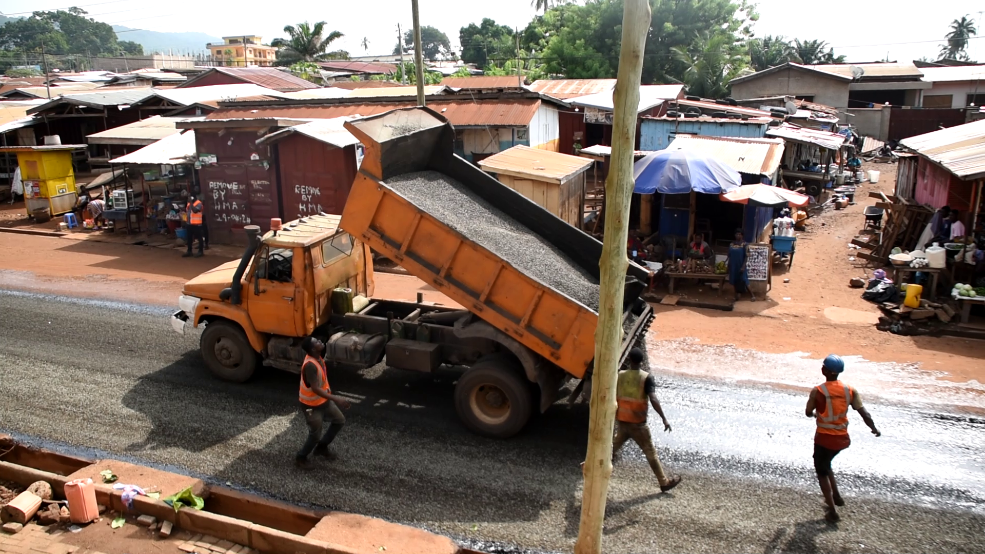 Works begin on inner-city roads in Ho - MyJoyOnline