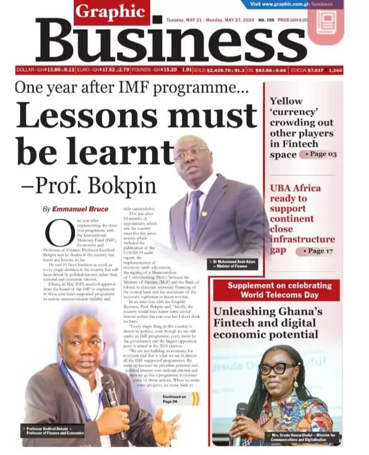 Today's front pages: Tuesday, May 21, 2024 - MyJoyOnline