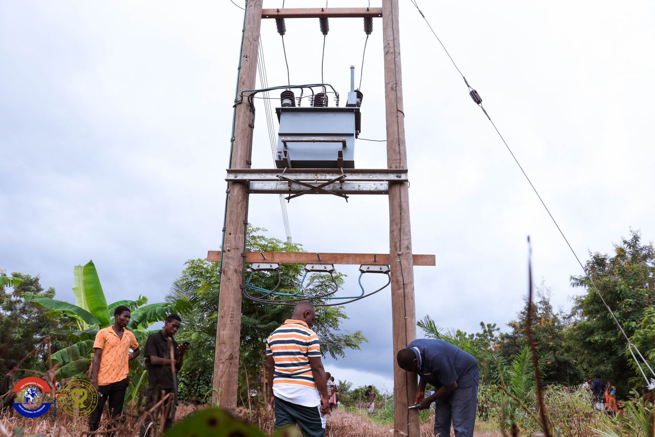 Ketu North NPP Parliamentary candidate extends electricity to 4 ...