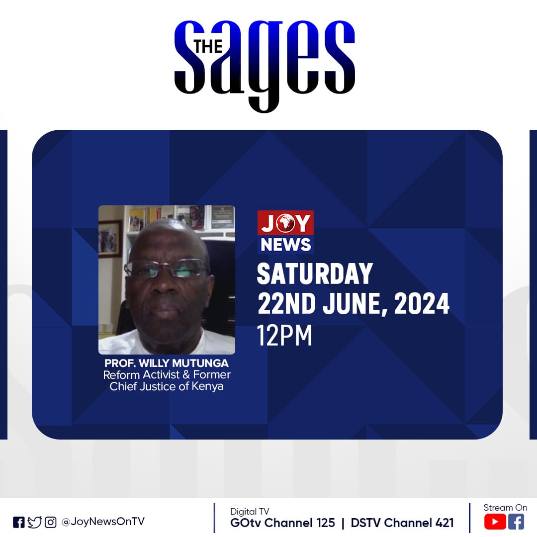 Yaw Nsarkoh: Willy Mutunga - The Sage - MyJoyOnline
