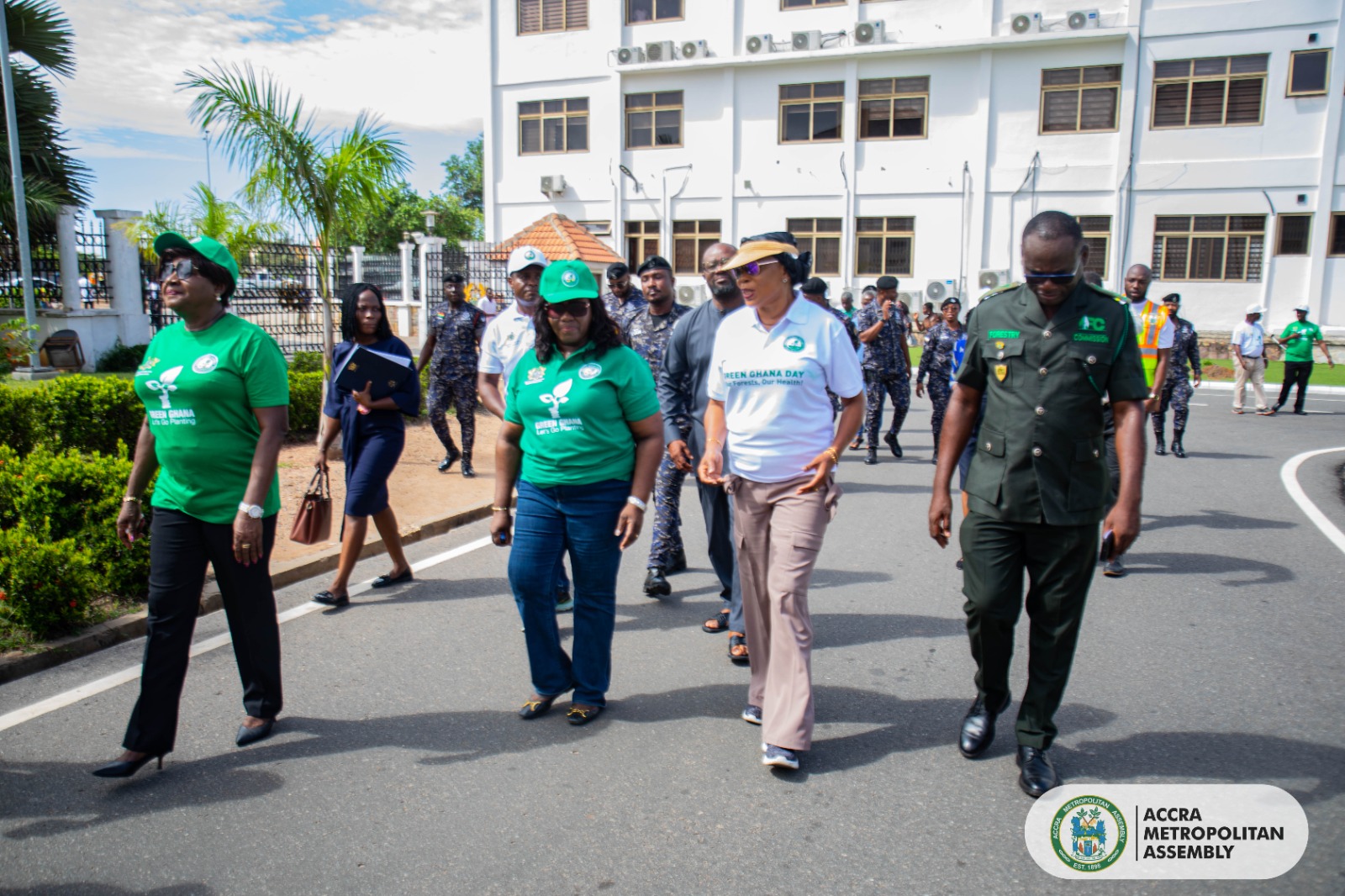 Mayor of Accra, GFA President, others plant trees to mark Green Ghana ...