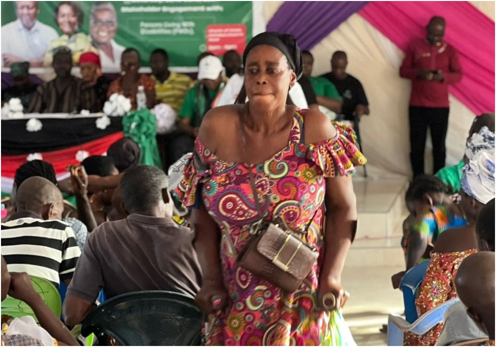 Some Persons with Disabilities in Cape Coast rally for NDC victory in ...