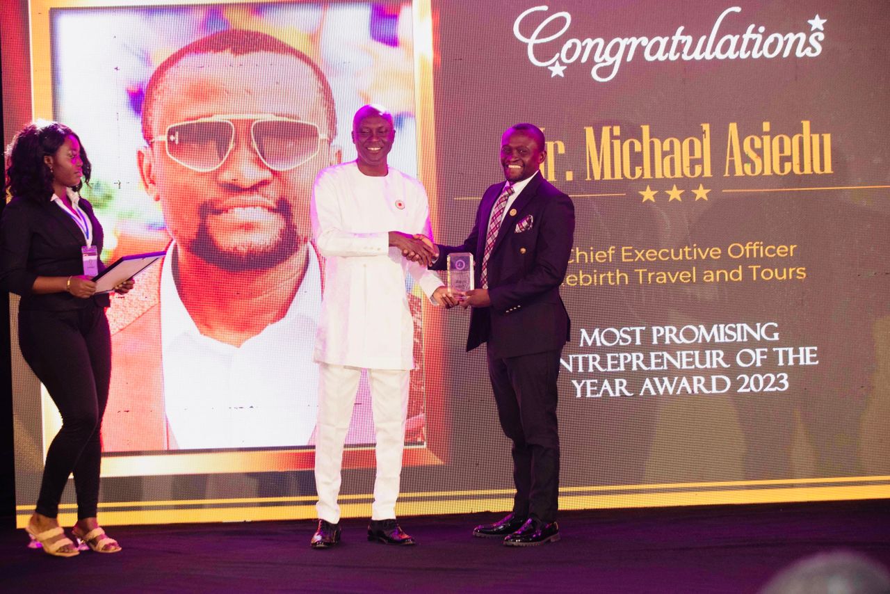 Rebirth Group CEO, Michael Asiedu wins 2024 ‘Most Promising Entrepreneur of the Year Award ...