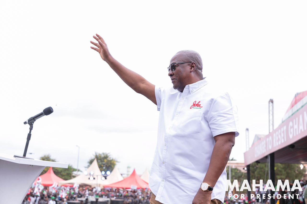 Mahama thanks Ghanaians for successful 2024 campaign launch - MyJoyOnline