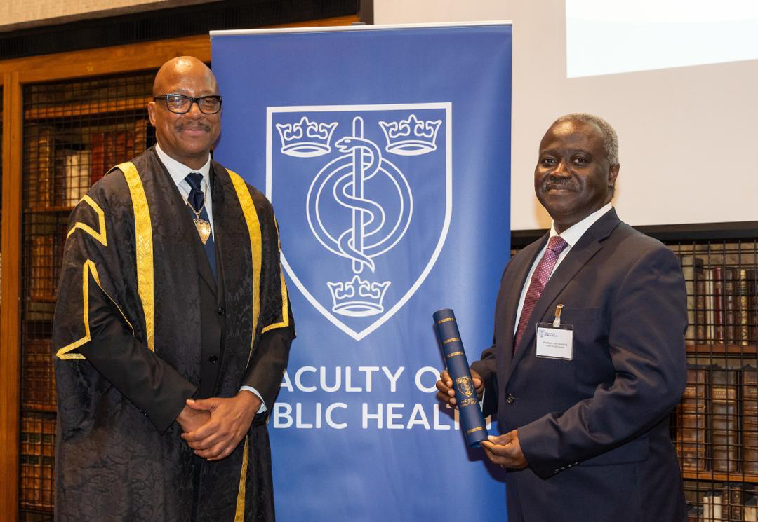 Prof Gyapong awarded a Fellowship of the UK Faculty of Public Health ...