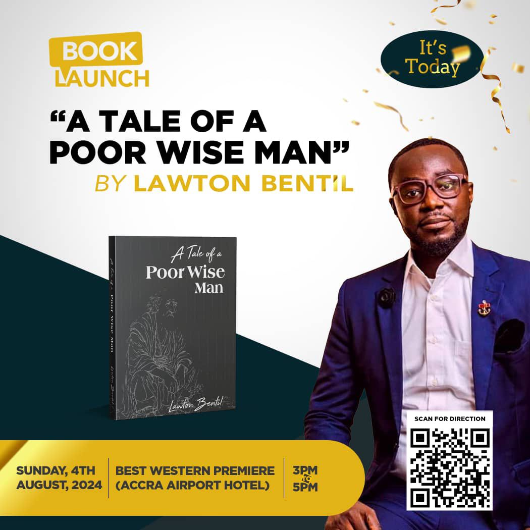 Lawton Bentil launches new satirical book "A Tale of a Poor Wise Man" - MyJoyOnline