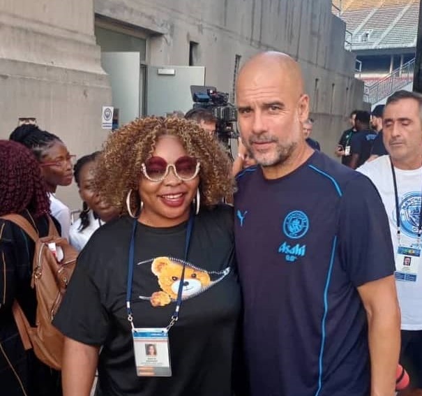 Asempa FM’s Fire Lady meets Pep Guardiola - MyJoyOnline