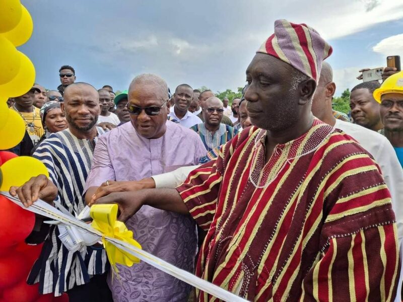John Mahama cuts sod for construction of 500-seater ultra-modern sports ...