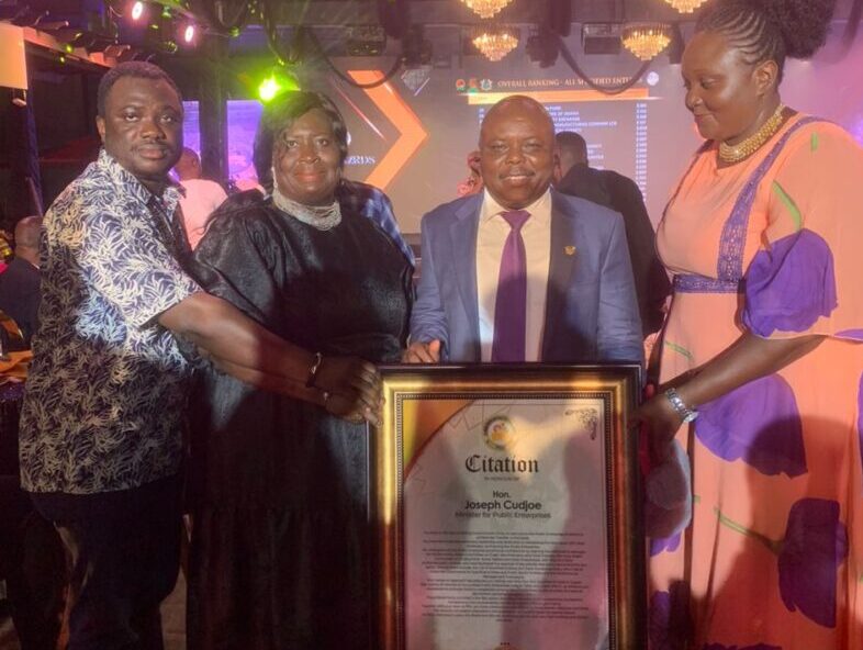 Minister of Public Enterprises Joseph Cudjoe honoured - MyJoyOnline
