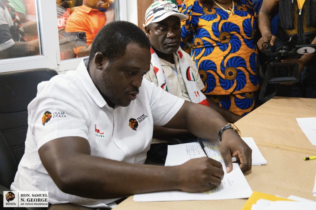 Sam George files nomination; vows to give NDC biggest victory in Ningo ...