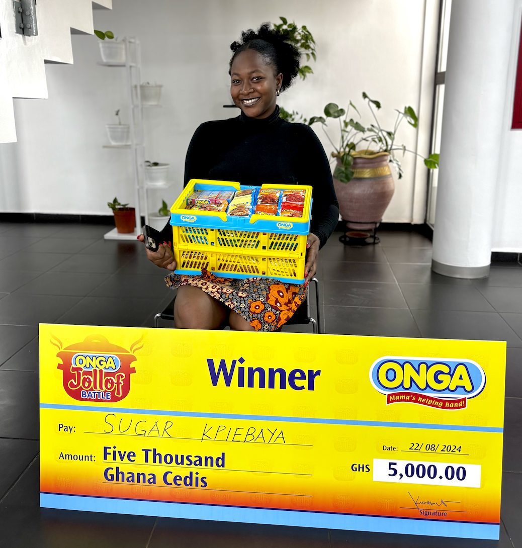 Berthy Kpiebaya wins Onga ‘Jollof Battle’ ultimate prize - MyJoyOnline