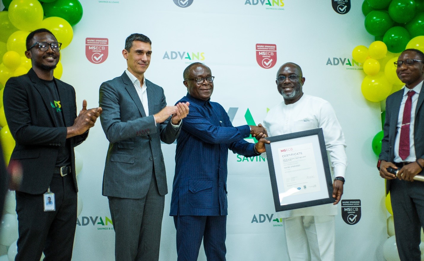 Advans Ghana secures ISO 27001 Certification - MyJoyOnline