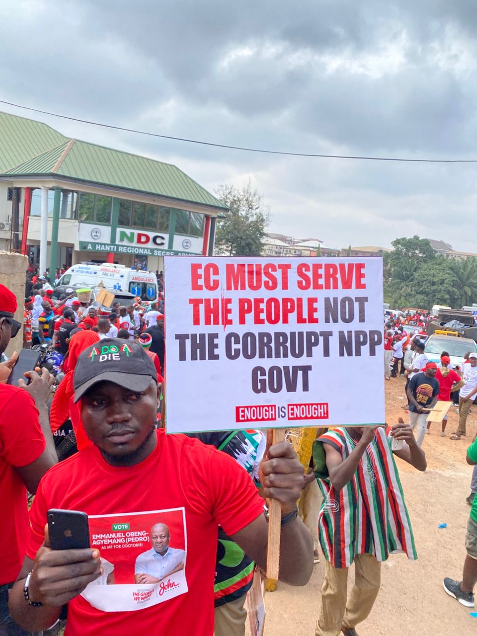 NDC Demo: Nationwide protest against EC kicks off - MyJoyOnline