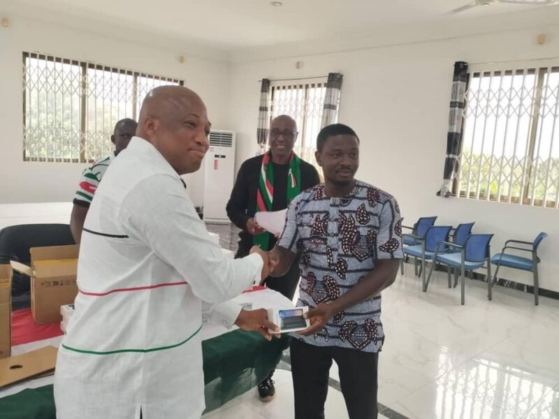 Volta NDC communicators receive smartphones to boost 2024 election ...