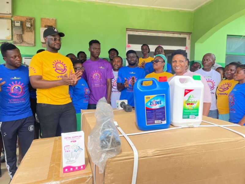 Vision Foundation make medical donation to Manhean Polyclinic - MyJoyOnline