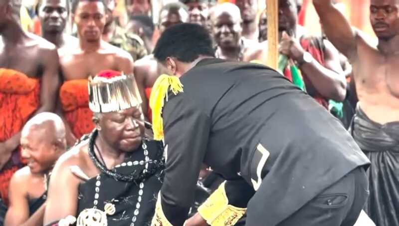 Nana Kwame Bediako attends Akyempimhene’s funeral; meets Asantehene ...