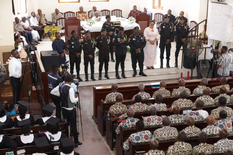 IGP, Police commanders worship with churches in Ghana as part of ...