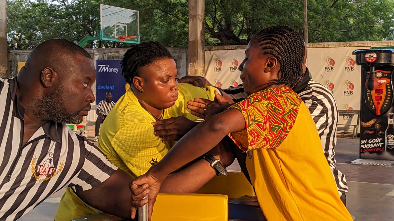 Armwrestling : Abeka Nunoo and Henry Otoo grab double gold in Togo ...