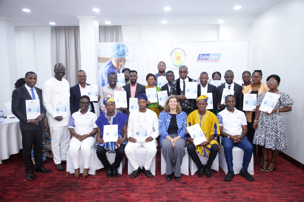19 Ghana Health Service staff receive SafeCare Quality Improvement ...