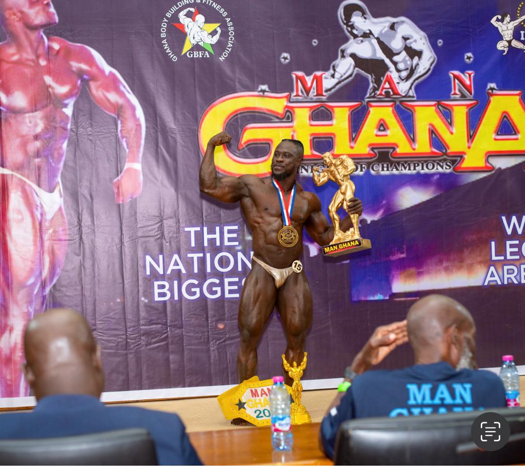 Charles Kumi wins 2024 Man Ghana Bodybuilding contest - MyJoyOnline