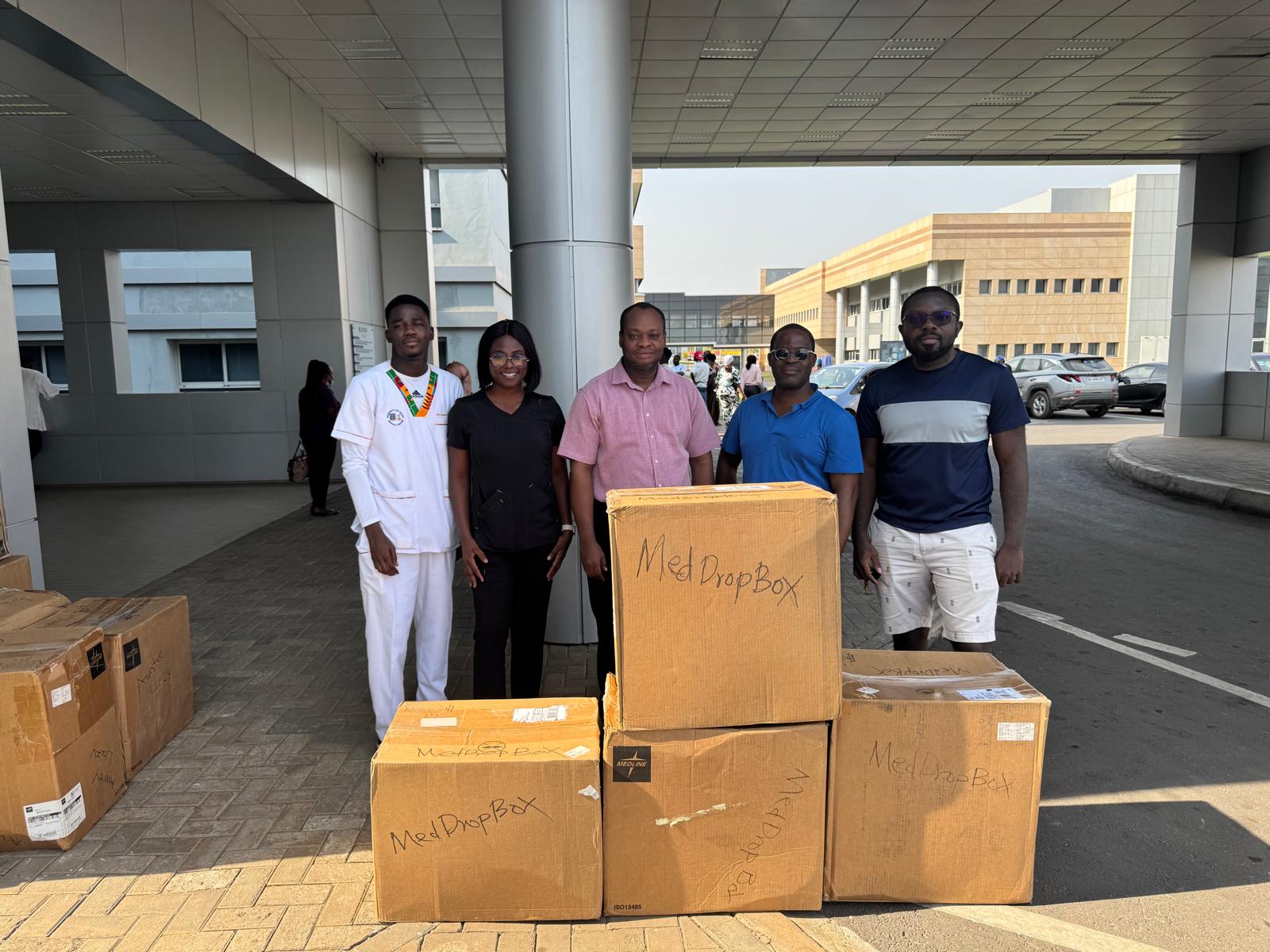 MedDropBox donates to UG Medical Centre - MyJoyOnline
