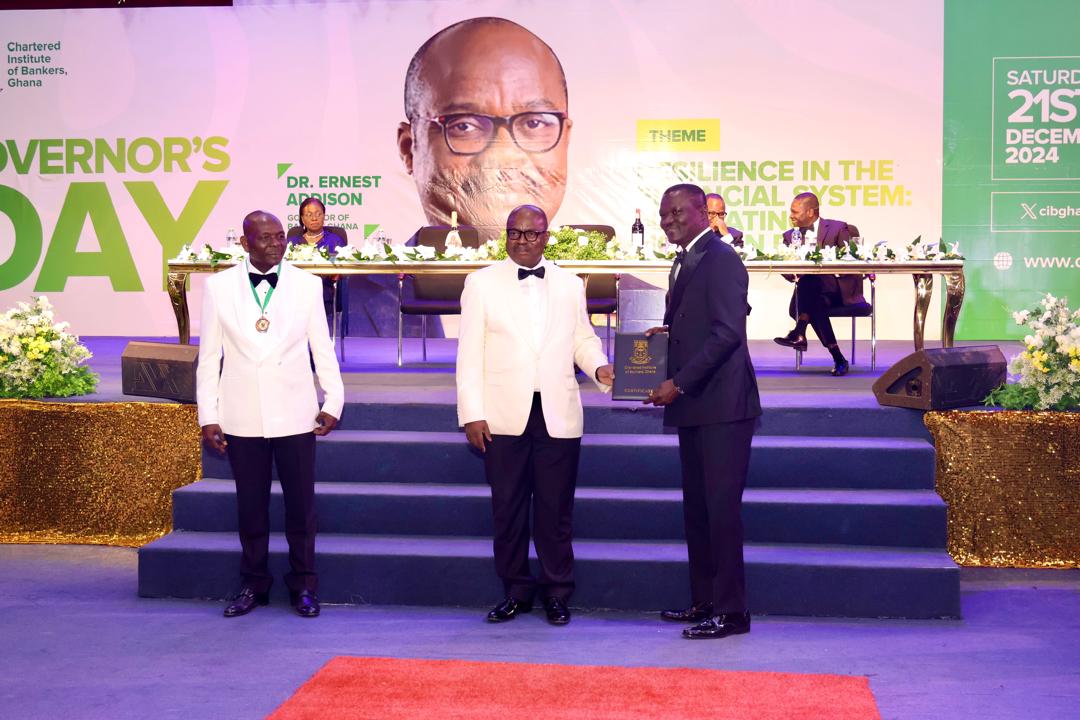 Chartered Institute of Bankers, Ghana, confers Honorary Fellow status ...