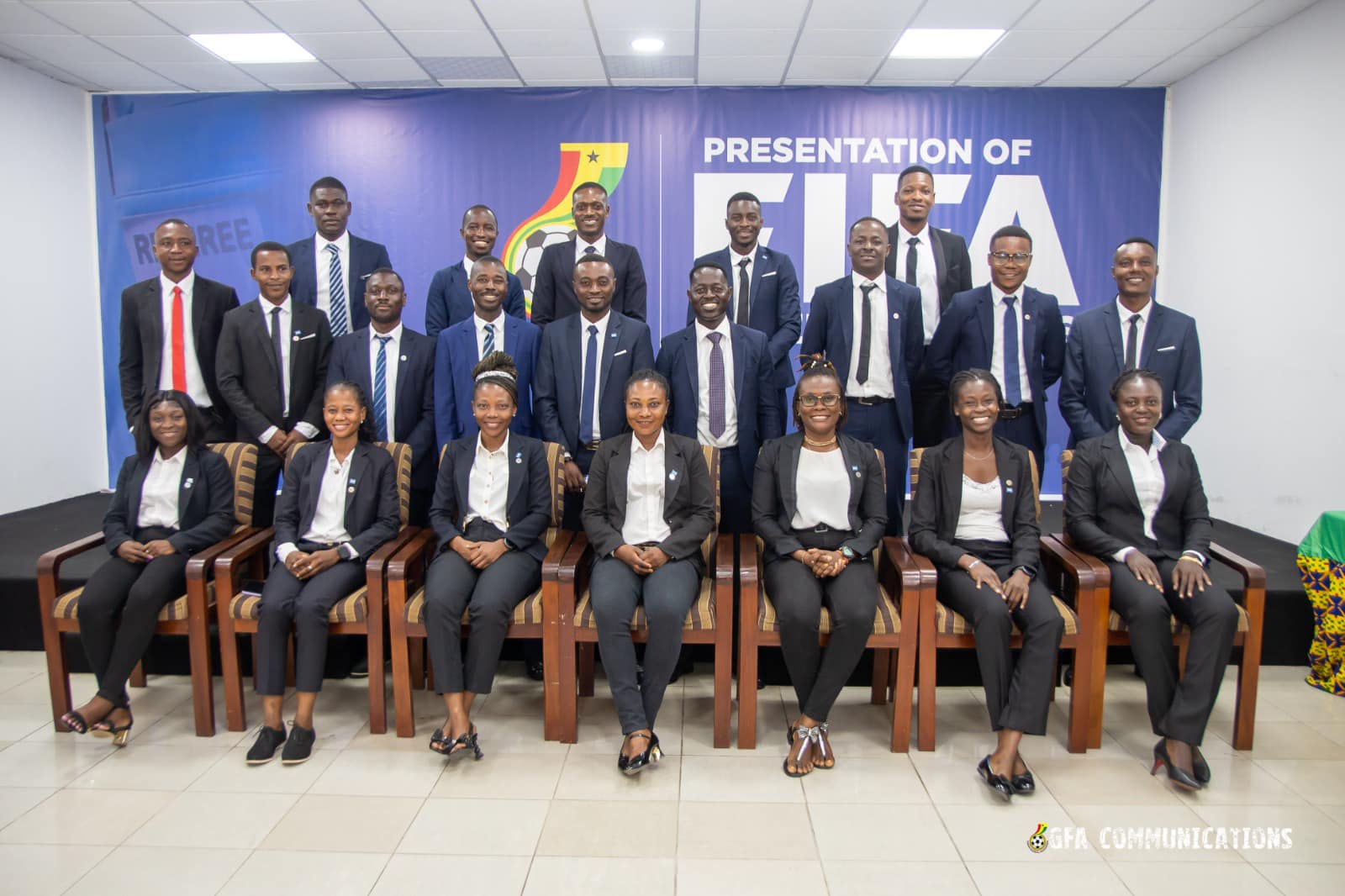 GFA presents badges to 22 FIFA referees - MyJoyOnline