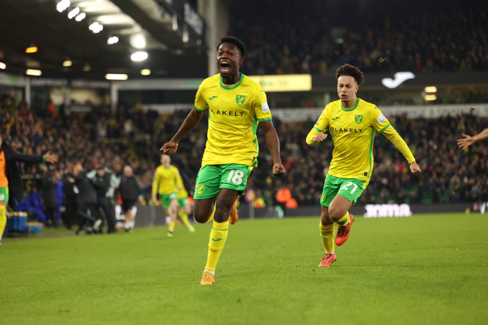 Forson Amankwah scores brace in Norwich's comebcak win over Coventry ...