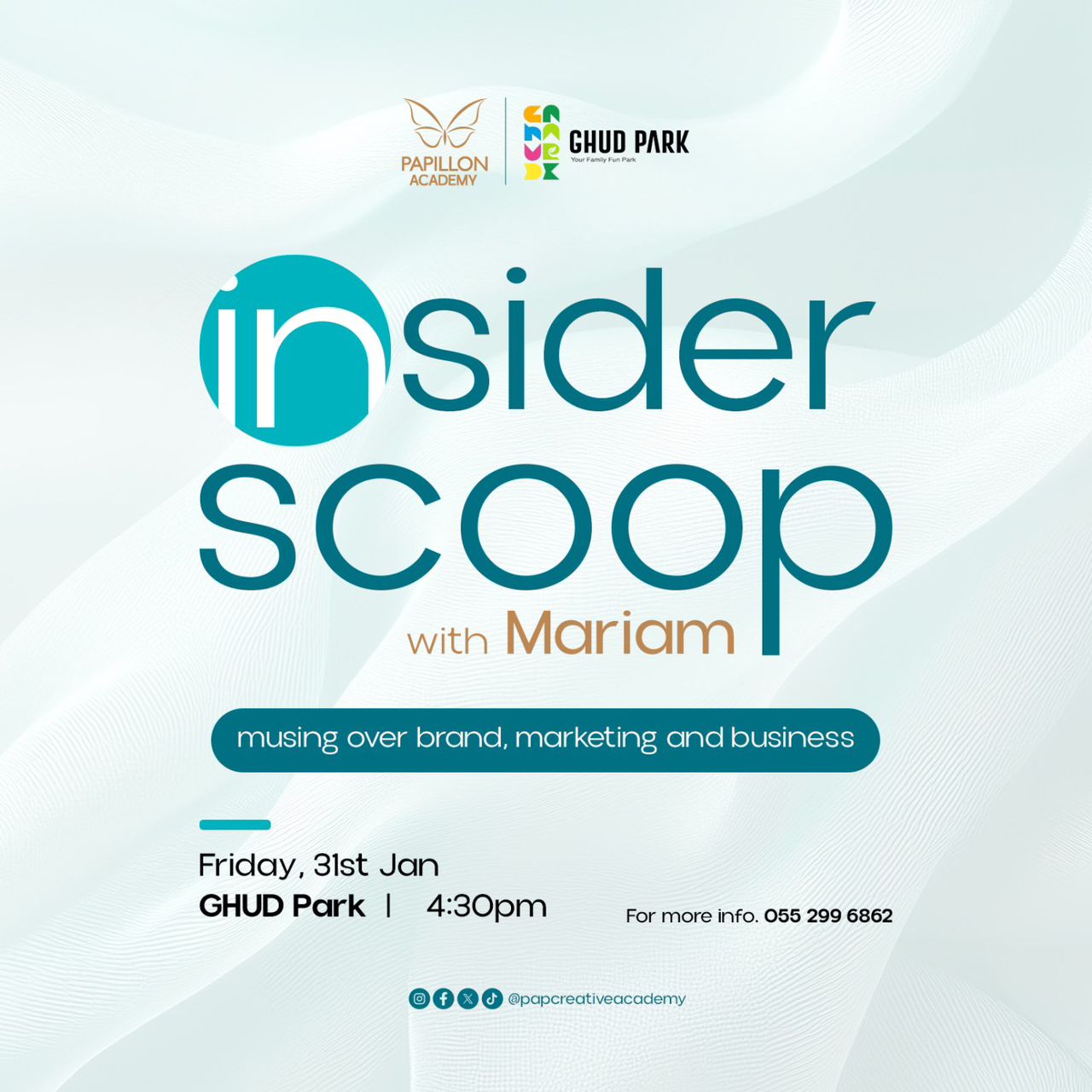 GHUD Park partners with Papillon Creative Academy to host “Insider Scoop with Mariam” - MyJoyOnline