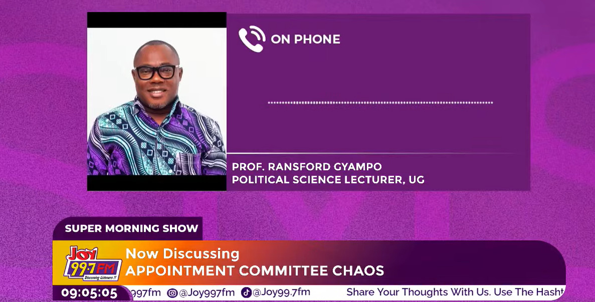 Prof Ransford Gyampo condemns MPs for Thursday's chaos in Parliament ...