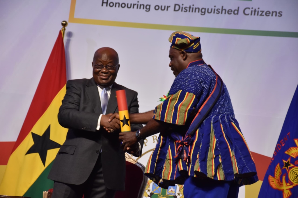 Eric Ebo Acquah honoured at 2024 National Honours Awards - MyJoyOnline