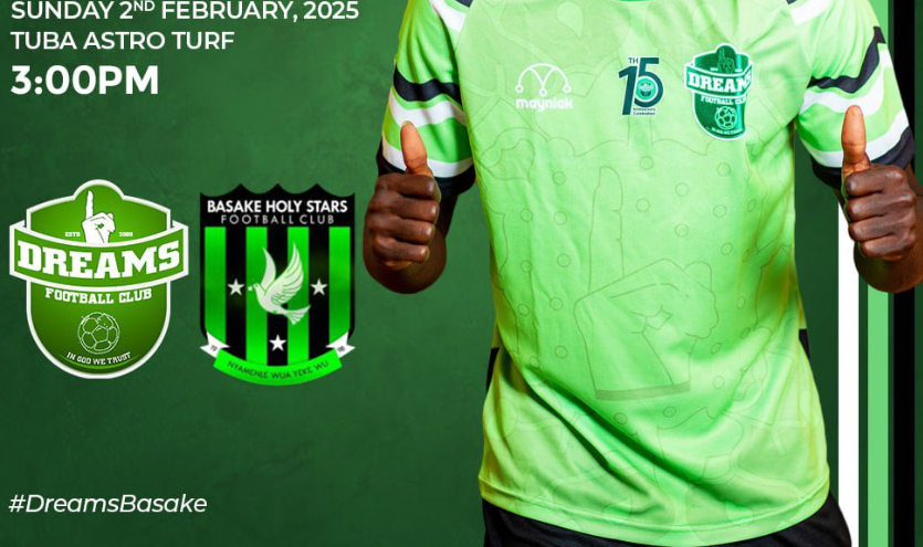 GPL 2024/25: Relegation-threatened Dreams FC host Basake Holy Stars ...