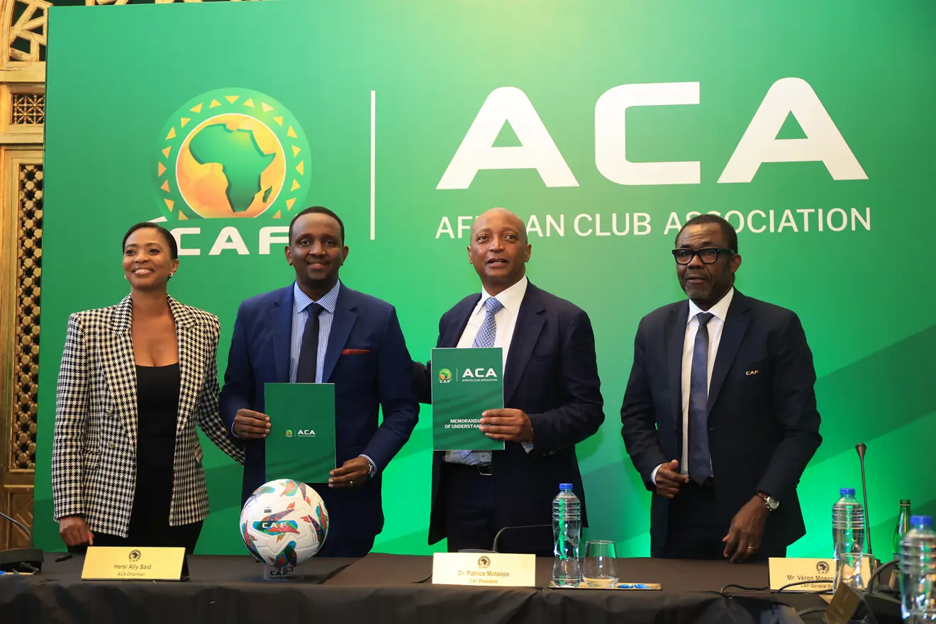 CAF and African Club Association Chairman sign MoU to strengthen African Club Football - MyJoyOnline
