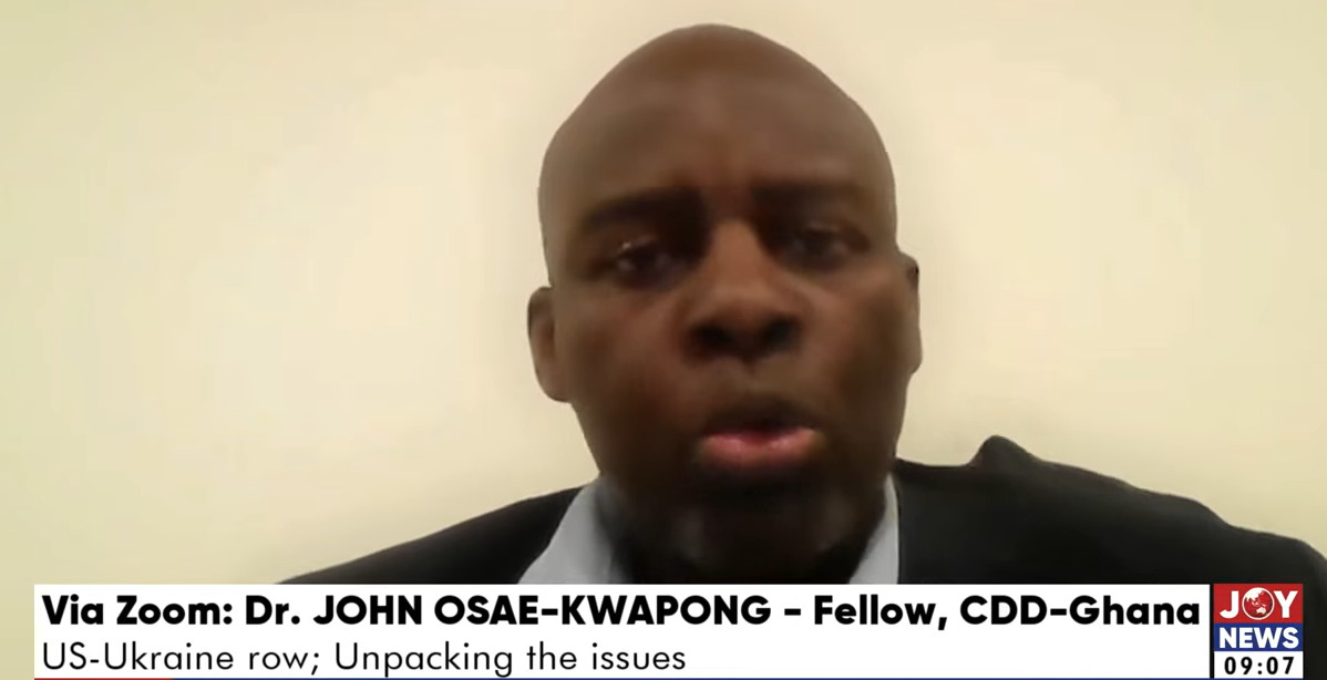 US-Ukraine row: I was surprised this exchange took place in public – Dr ...