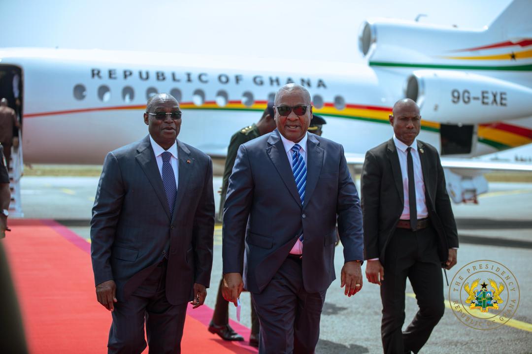 Mahama returns from working visit to La Côte d'Ivoire - MyJoyOnline