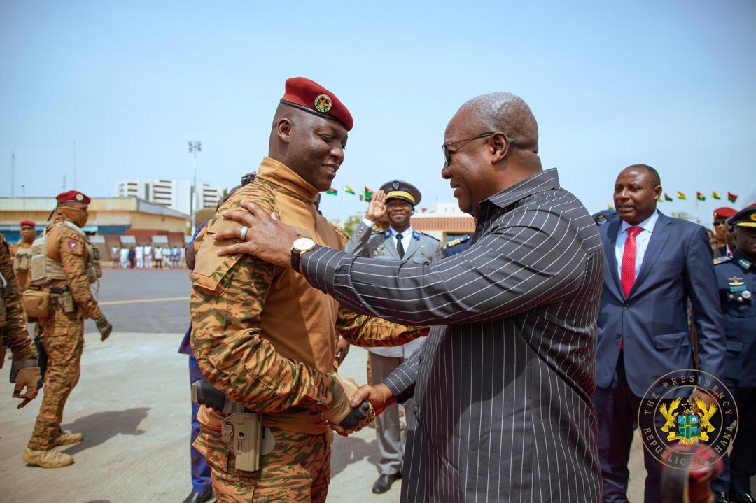 Photos: Mahama meets Burkina Faso’s leader as part of regional tour ...