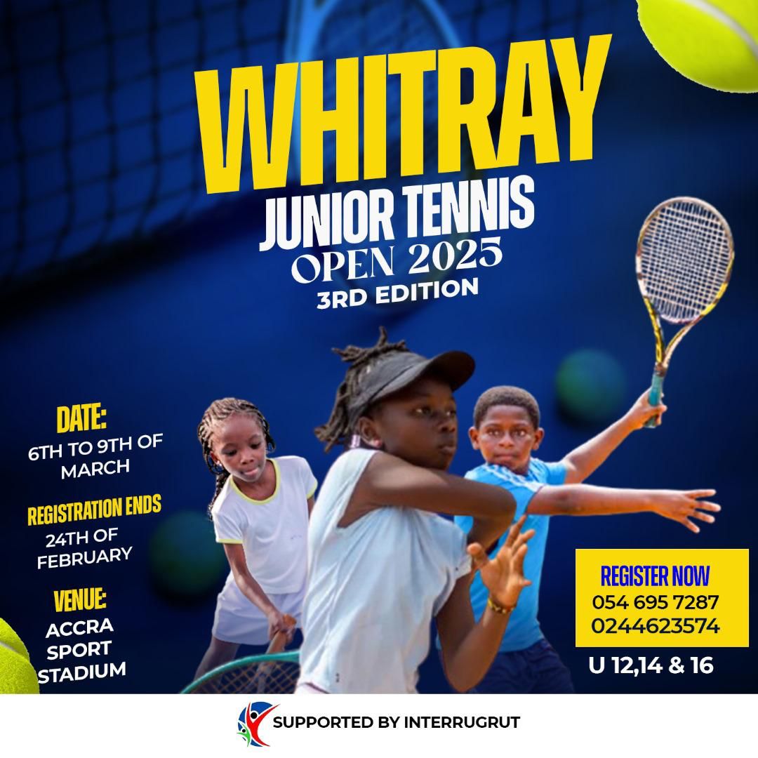 Whitray Junior Tennis Open 2025 begins in Accra - MyJoyOnline