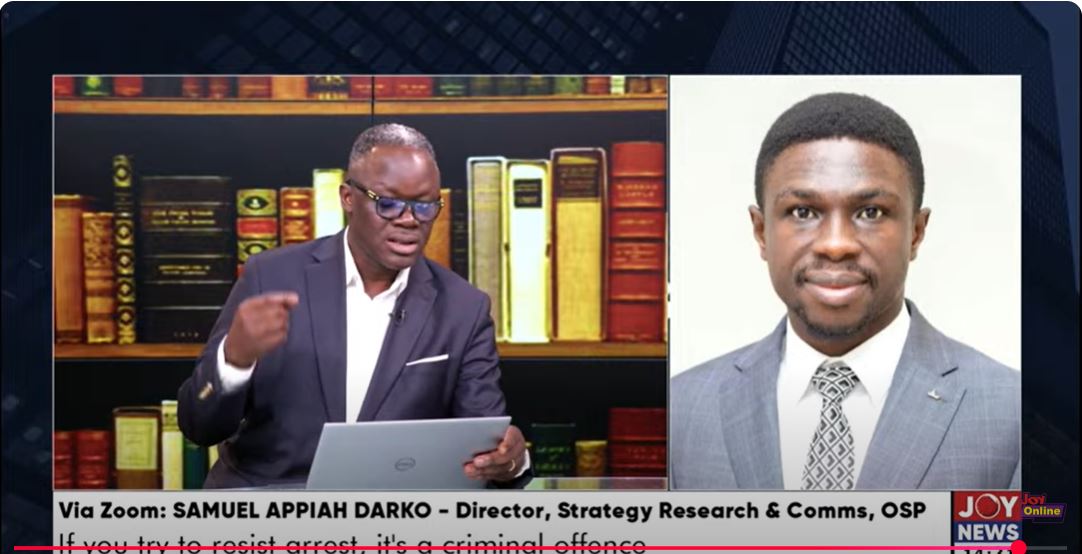 Resisting arrest could land you in jail - OSP - MyJoyOnline