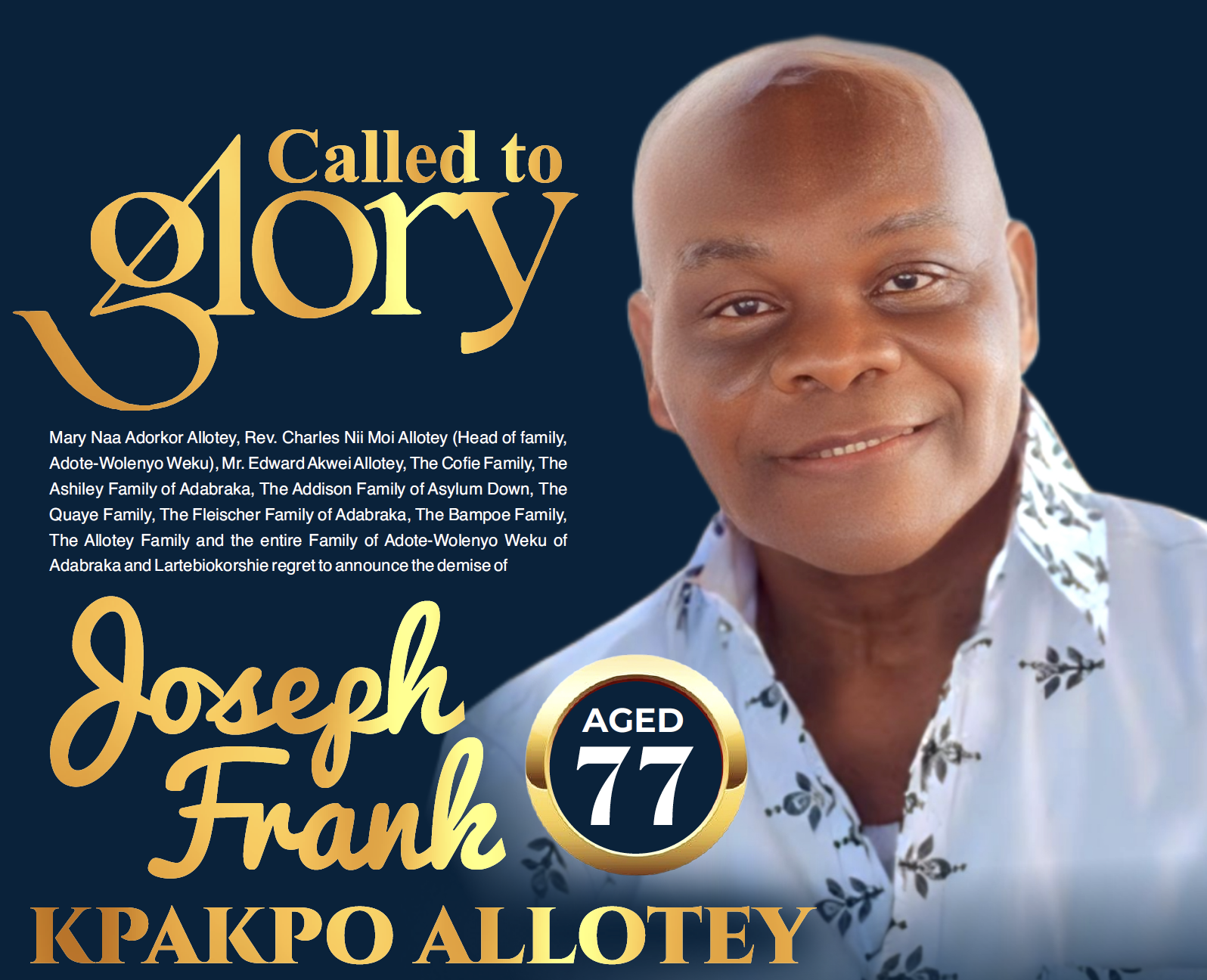Joseph Frank Kpakpo Allotey - MyJoyOnline