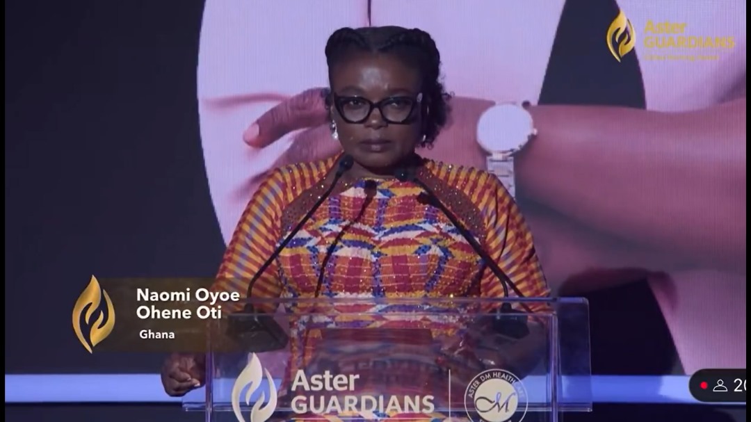 Ghana’s Naomi Oyoe Ohene Oti wins 2025 Aster Guardians Global Nursing ...