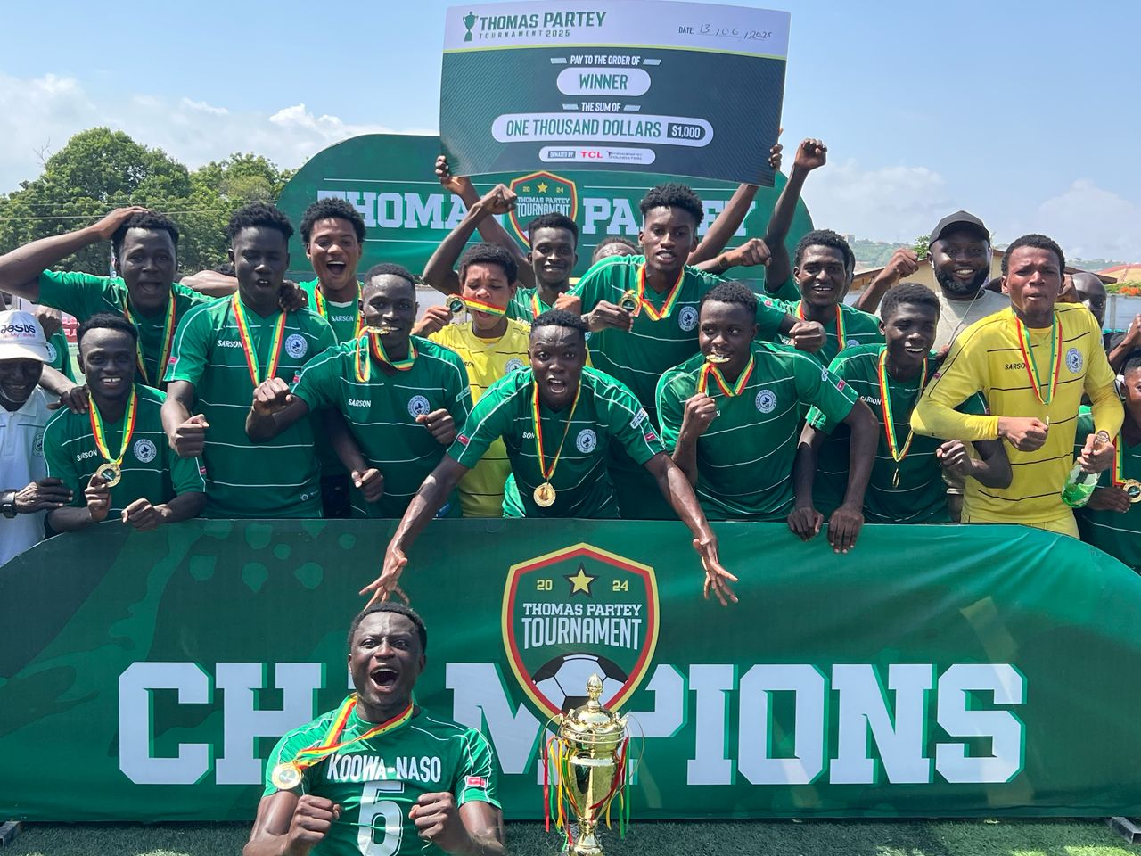 Kowa Naso crowned champions of 2025 Thomas Partey Tournament - MyJoyOnline