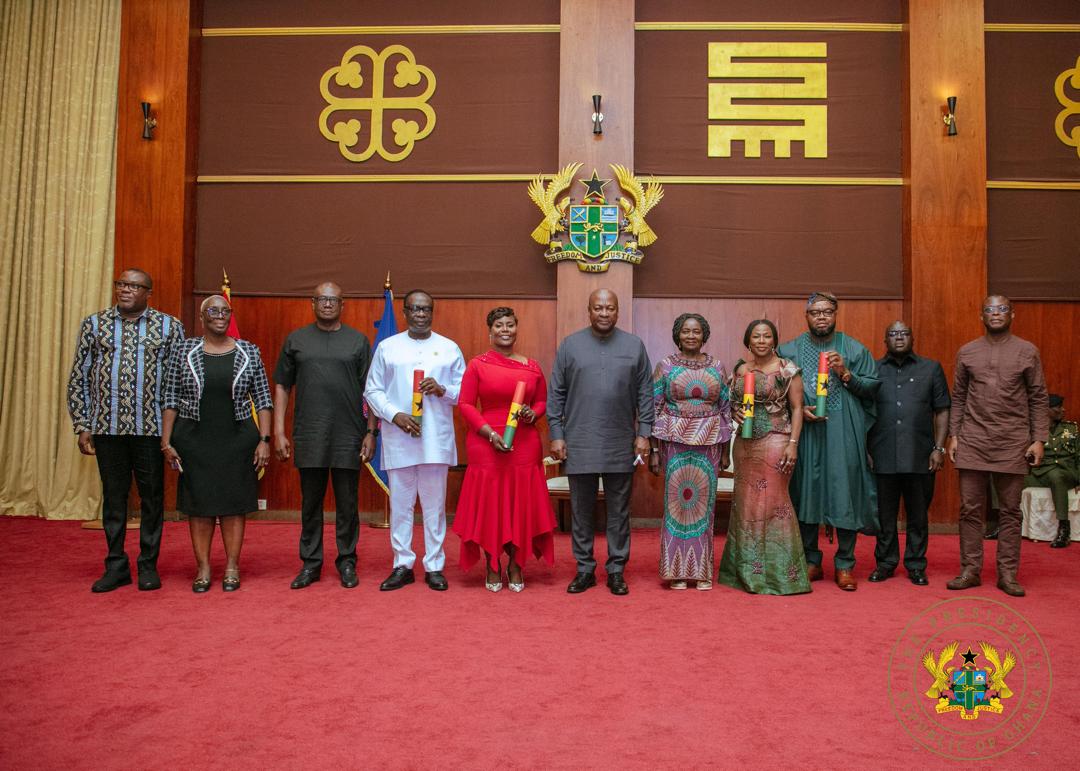 President Mahama swears in last batch of Deputy Ministers - MyJoyOnline