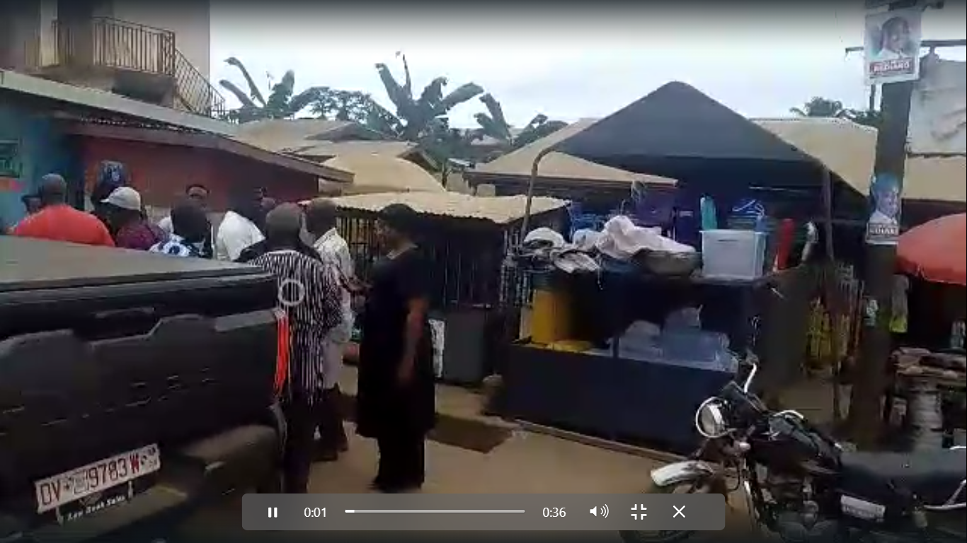 Akwatia by-election: Late Ernest Yaw Kumi's wife spotted in Akyem ...