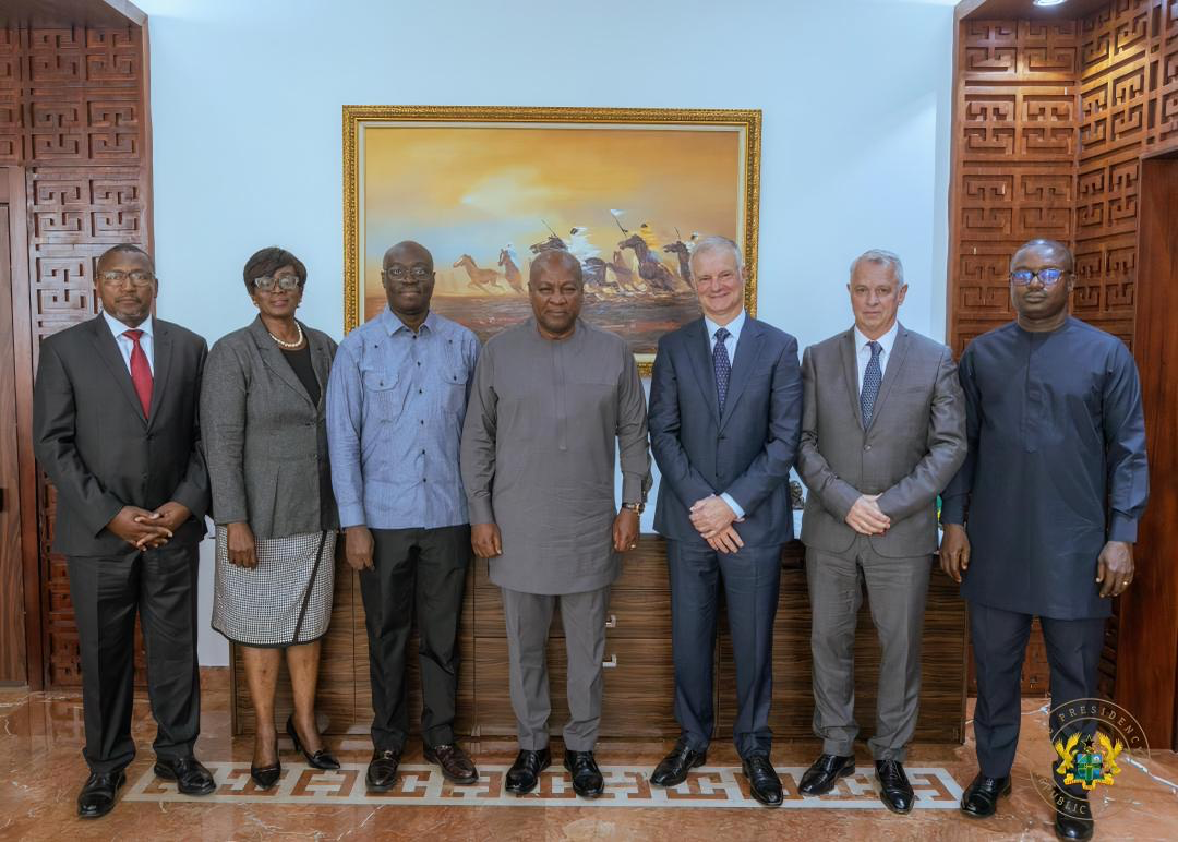 New Tullow CEO Ian Perks meets Mahama - MyJoyOnline