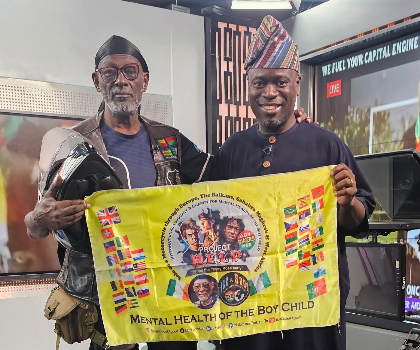 Nigerian Ibi Sofekun nears completion of 40-country ride - MyJoyOnline