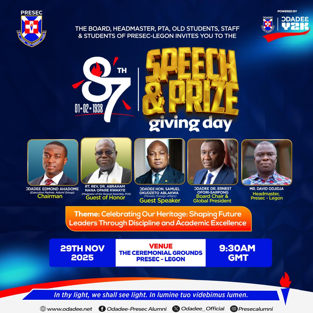 PRESEC-Legon millennium class reflect on their journey ahead of 87th ...