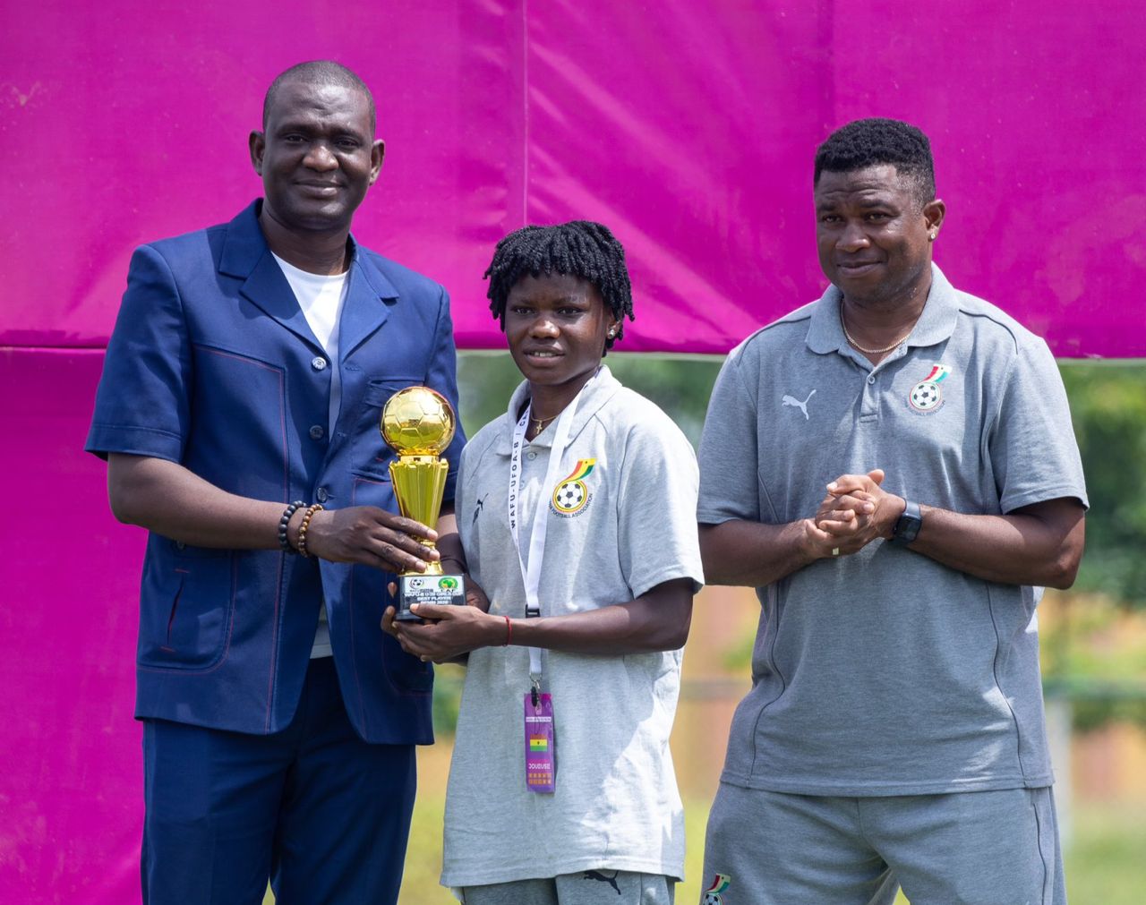 Black Princesses' Sarah Nyarko named Best Player at 2025 WAFU B U20 Girls' Cup in Benin ...